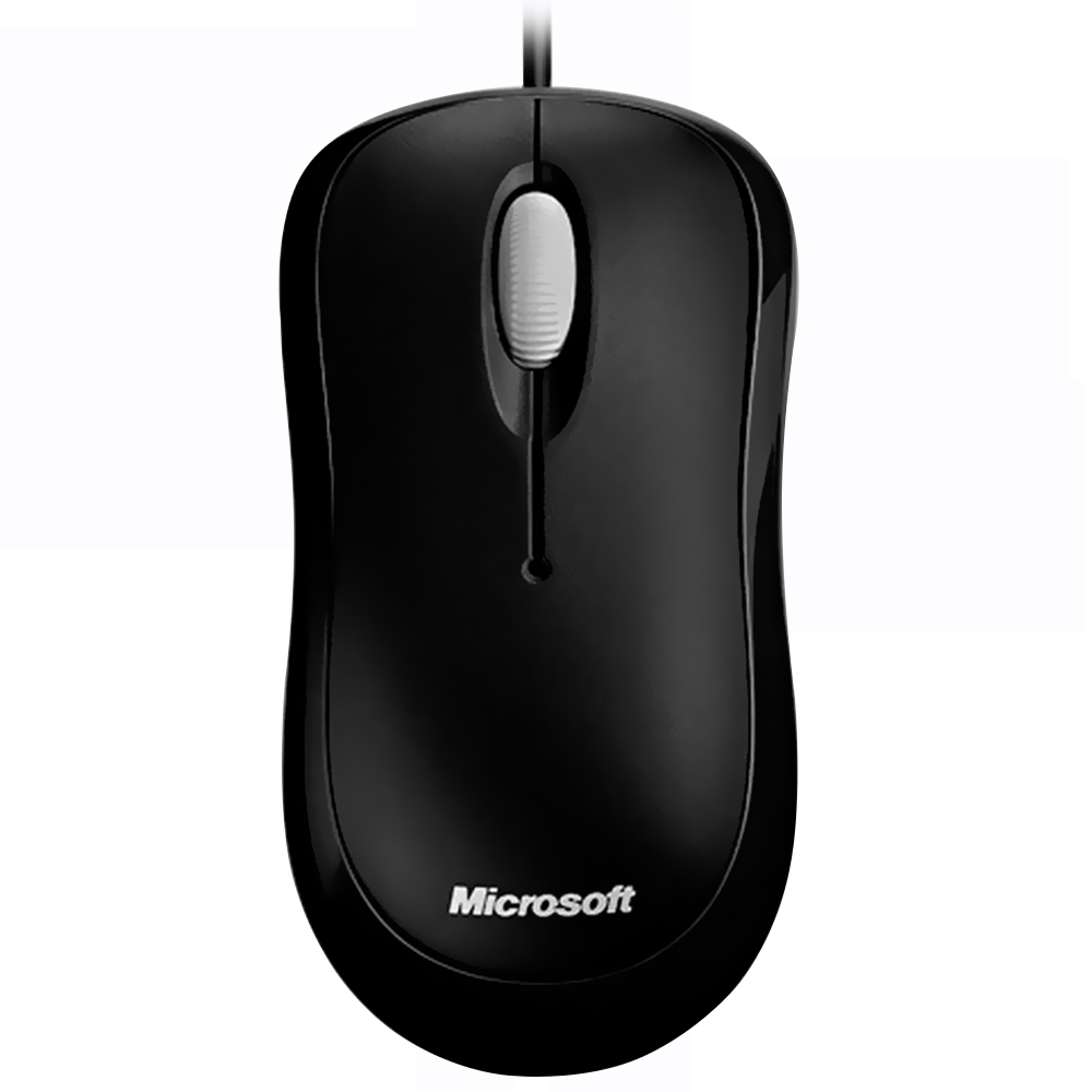 Mouse Microsoft 1113 USB / PS2 - Preto (4YH-00005) • Visãovip Informática